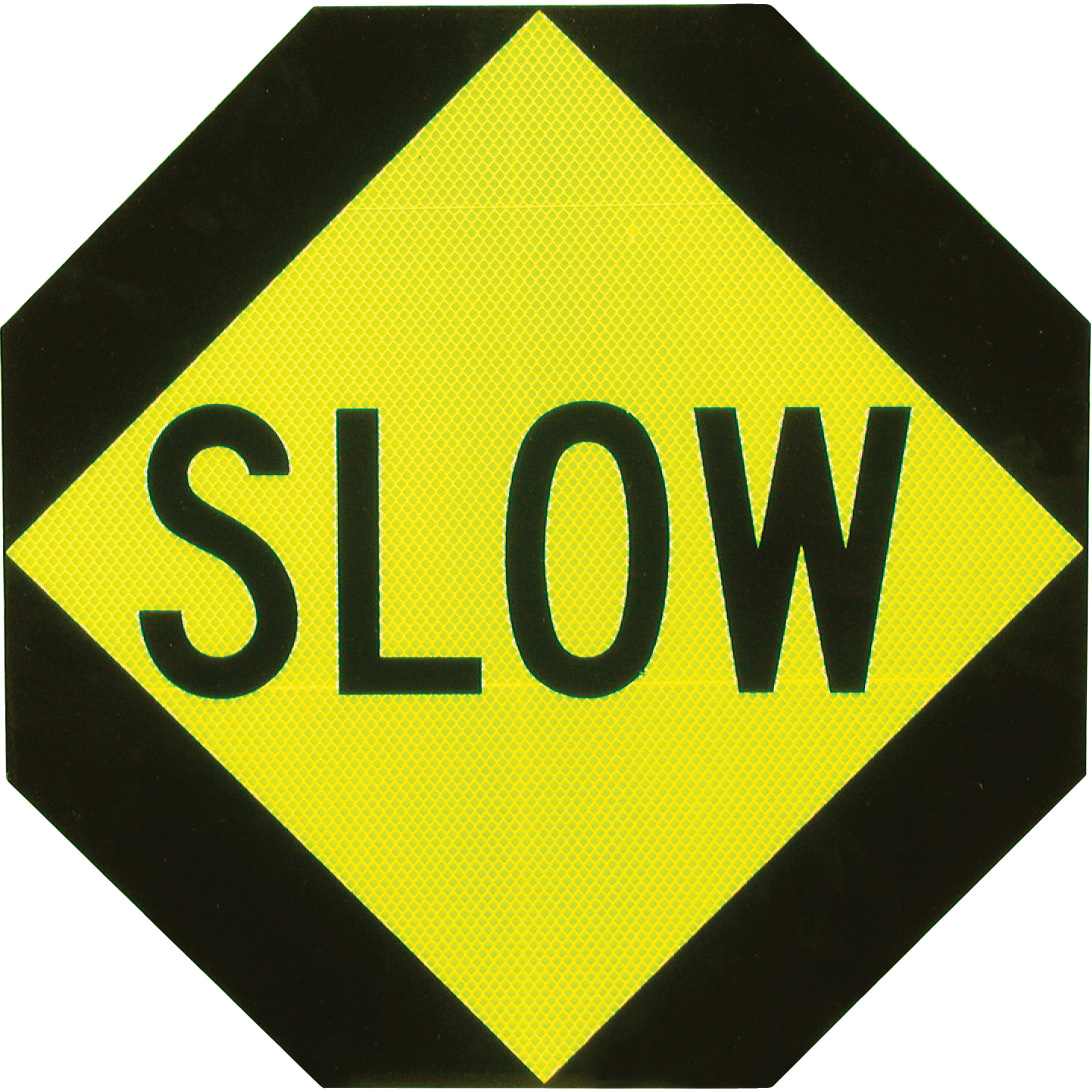 CCI Canada Double-Sided "Stop/Slow" Traffic Control Sign, 18" x 18 ...