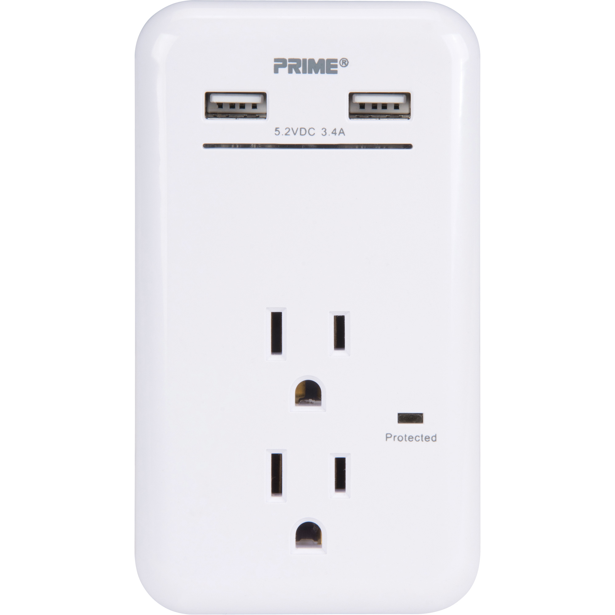 Prime Prime® USB Charger with Surge Protector XG783 | Cam Industrial